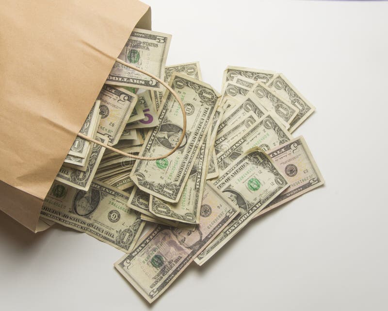 Money Bag stock image. Image of cash, money, abundance - 68880839