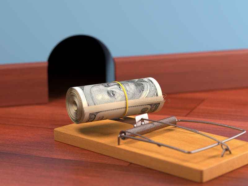 Money Bait stock photo. Image of dangerous, rodent, cheese - 47528076