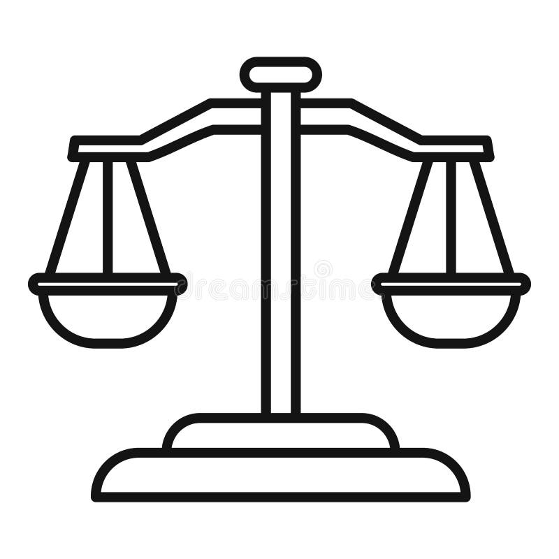 Money Balance Icon, Outline Style Stock Vector - Illustration of cash ...