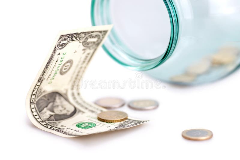 Money in the bank stock photo. Image of isolated, retirement - 13481492