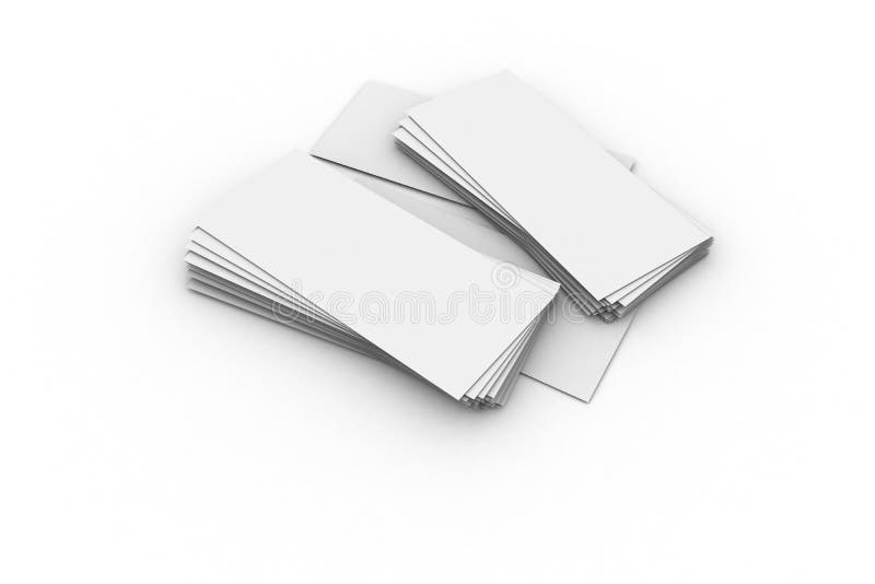 Money Banknote Template Mock Up on White Stock Illustration ...