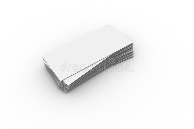 Money Banknote Template Mock Up on White Stock Illustration ...