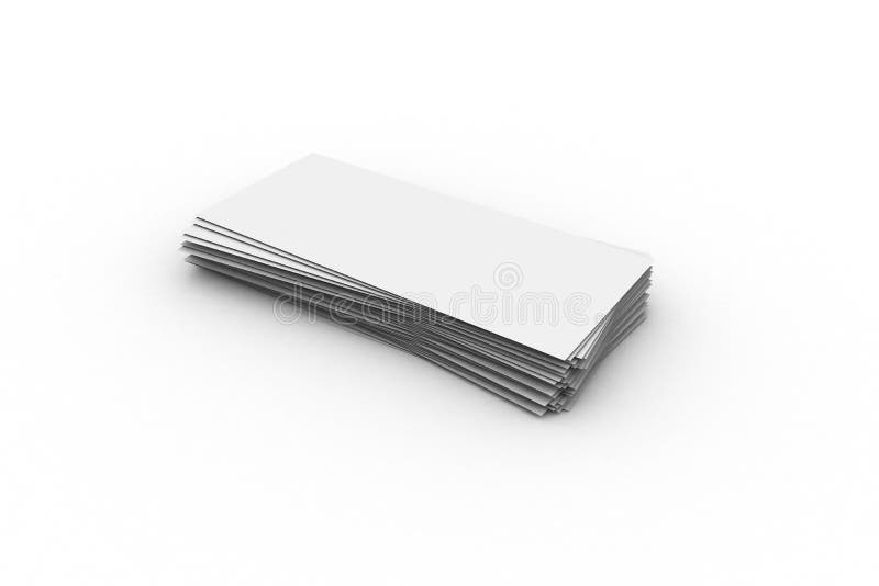 Money Banknote Template Mock Up on White Stock Illustration ...