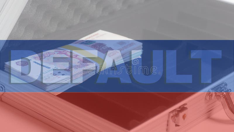 Money Banknotes Rubles on the Russian Flag. Default Stock Photo - Image ...