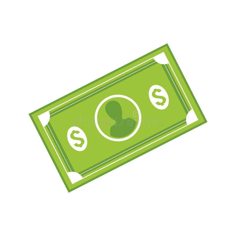 Money billet isolated stock vector. Illustration of success - 83238194