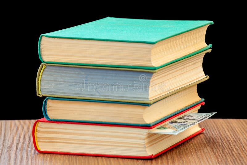 Money in the book. stock photo. Image of invoice, financial - 77451064