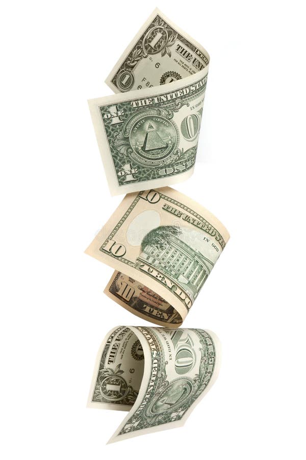 Falling US Money stock photo. Image of bills, falling - 23049198