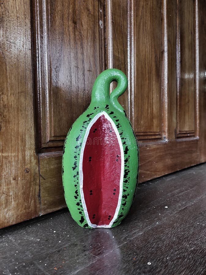 Money Box Made from the Fired Clay Stock Photo - Image of carving ...