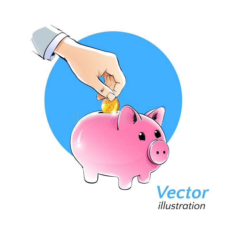 Money box stock vector. Illustration of icon, business - 52206460