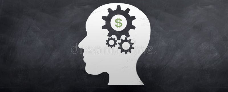 Money on the Brain stock illustration. Illustration of money - 13115469