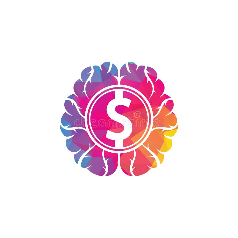 Money Brain Icon Logo Design Element. Stock Vector - Illustration of ... Money Brain Icon Logo Design Element. Stock Vector - Illustration of ...