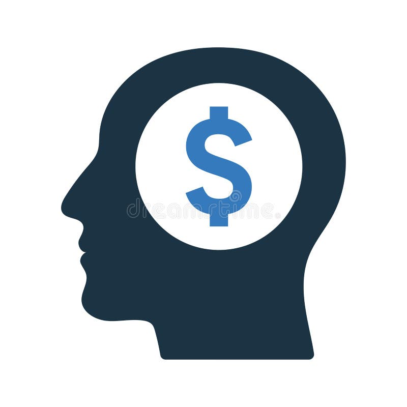 Money, Brain Icon. Simple Editable Vector Illustration Stock ...
