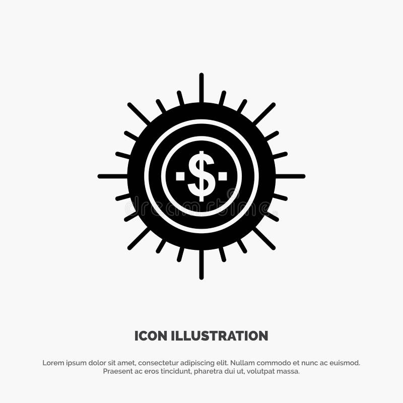 Money, Budget, Cash, Finance, Flow, Spend, Ways Solid Glyph Icon Vector ...