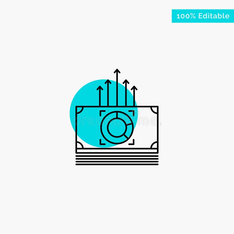 Money, Bundle, Bucks, Transfer Turquoise Highlight Circle Point Vector ...