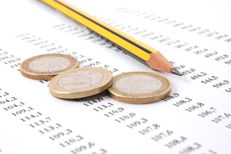 Money on business numbers stock photo. Image of growth - 6936910