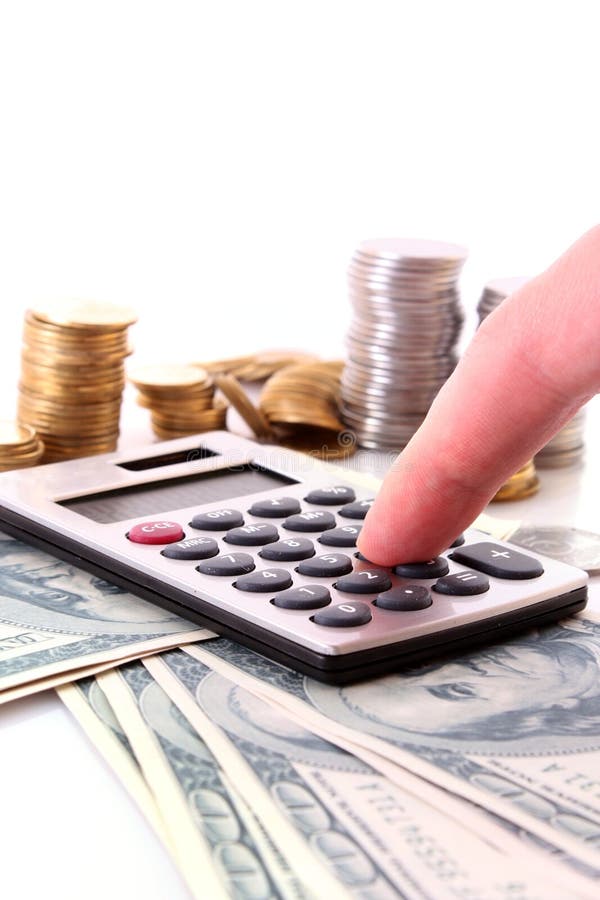 Calculate money stock photo. Image of dollar, diagram - 12028528