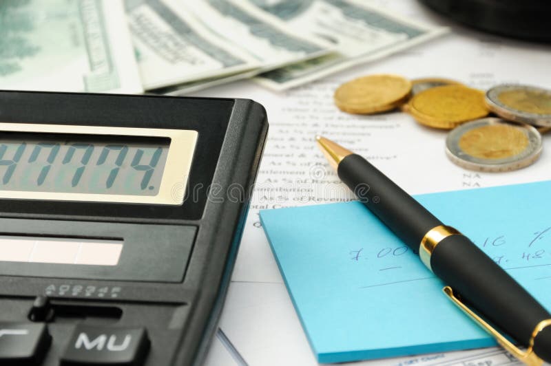 Money calculation stock image. Image of objects, message - 16717111