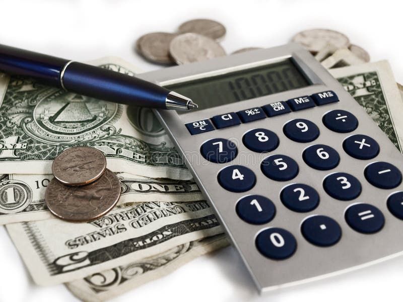 Money Calculation stock photo. Image of earnings, adding - 4214958