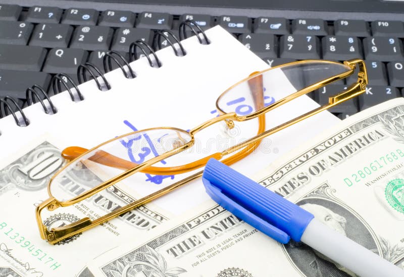 Money Calculations Picture. Image: 5792387
