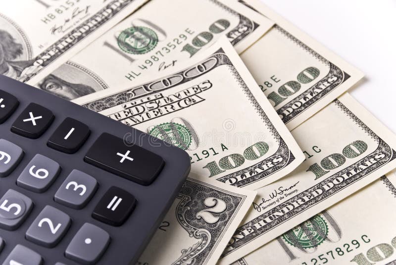Money and calculator stock photo. Image of america, paper - 52204576