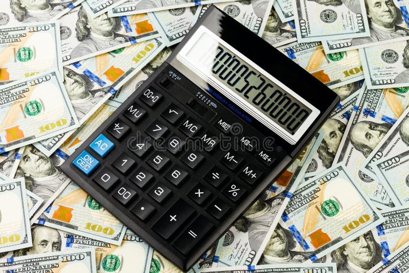 Money and calculator stock photo. Image of calculator - 44794986