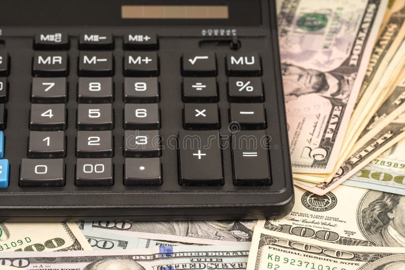 Money and calculator stock photo. Image of america, paper - 52204576