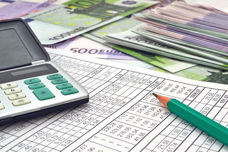 Money and calculator stock photo. Image of focus, finances - 39010838