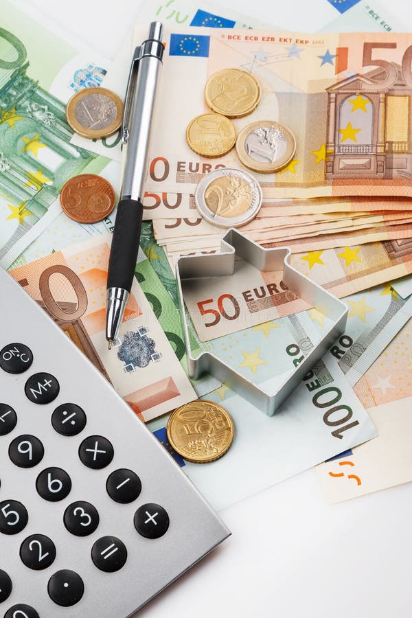 Money and calculator editorial photography. Image of home - 58126412