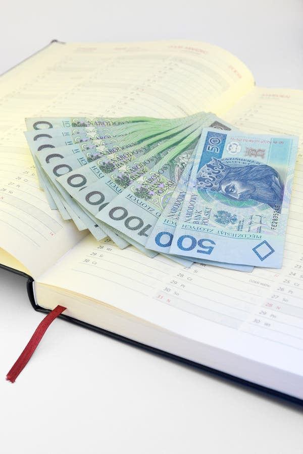 Money And Calendar Picture. Image: 8183549