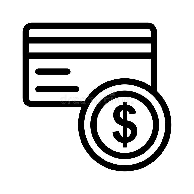 Money card icon stock illustration. Illustration of credit - 101027717