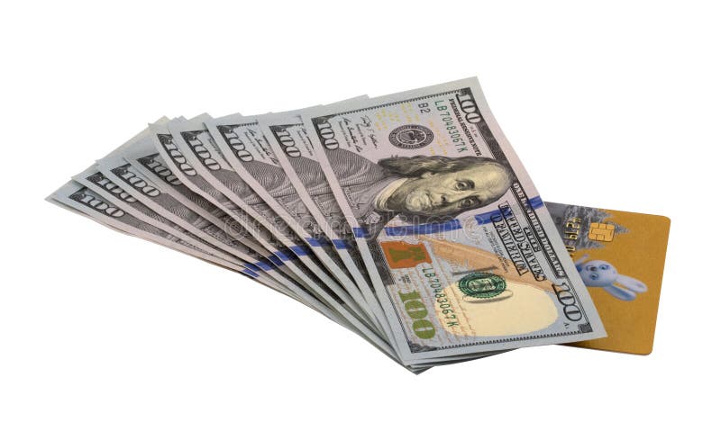 Money and card stock image. Image of loan, inflation - 60370149