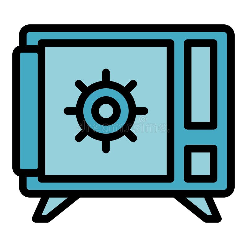 Money Case Box Icon Vector Flat Stock Illustration - Illustration of ...