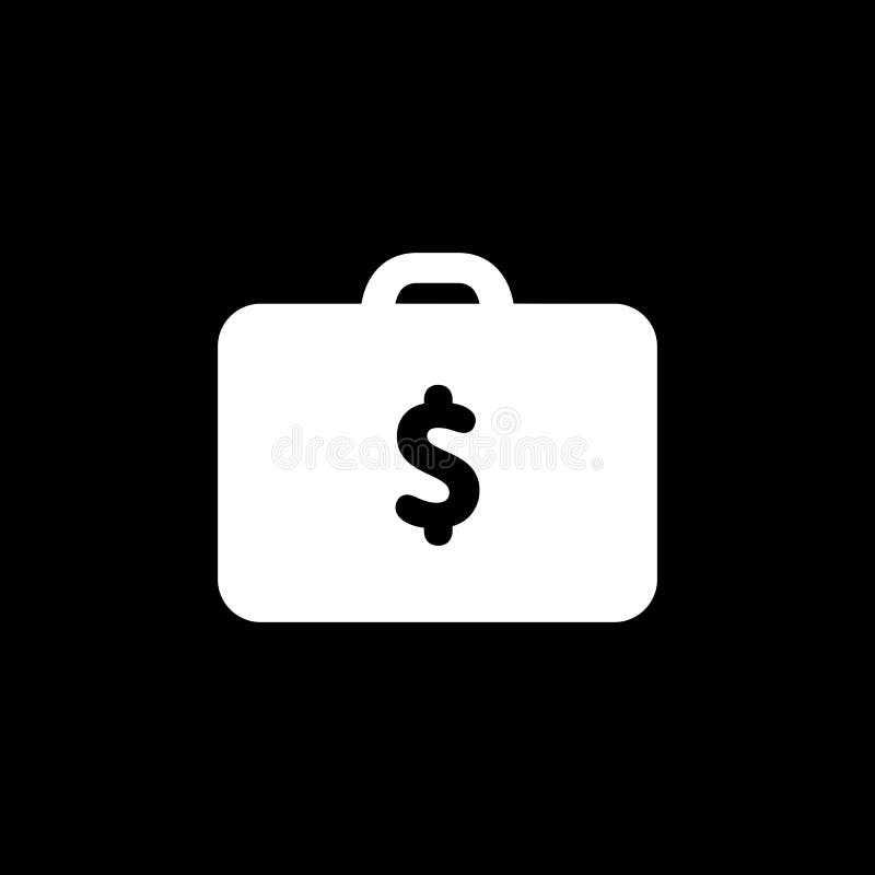 Money Case Icon Flat Style Simple Vector Illustration Stock Vector ...
