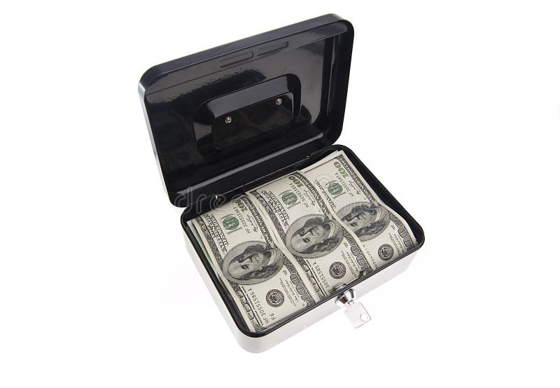 Money in cash box stock photo. Image of cash, banknote - 7646548