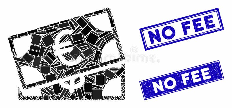Money Cash Mosaic and Grunge Rectangle Watermarks Stock Illustration ...
