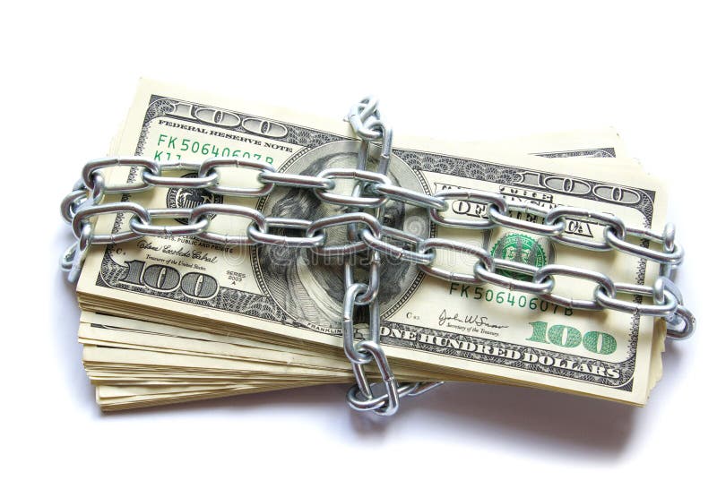 Money in a pot. stock image. Image of lock, bank, metal - 7495761