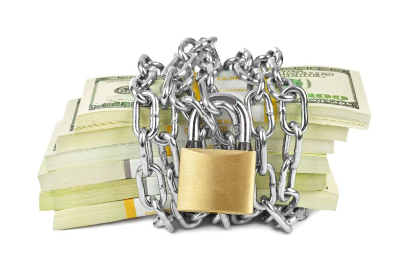 Money and chain stock photo. Image of finances, protect - 55788682