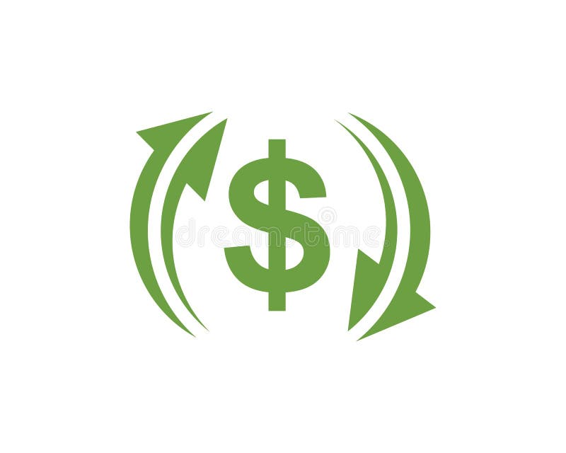 Money Changer Logo Icon Vector Stock Vector - Illustration of send ...