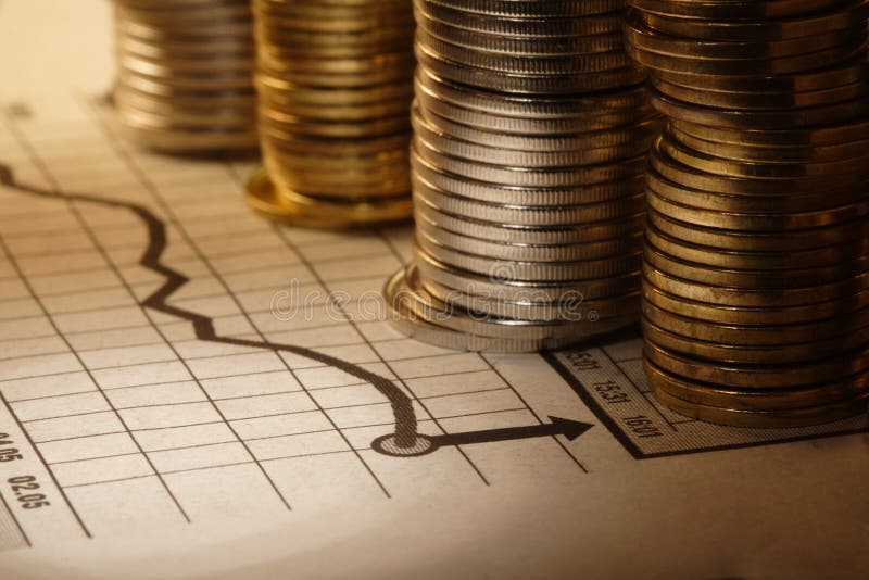 Money and chart stock image. Image of finance, report - 10363395