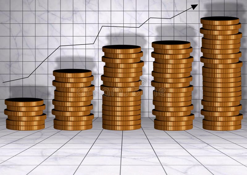 Money chart stock illustration. Illustration of success - 20343952