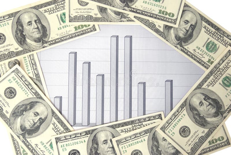 Money with chart stock image. Image of finance, dollar - 21755901