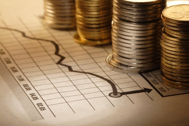 Money and chart stock photo. Image of diagram, financial - 9875392