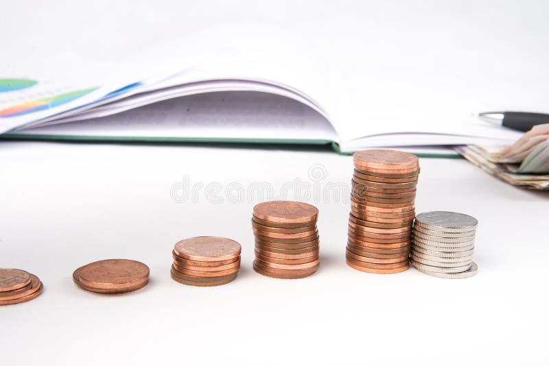 Money and chart stock image. Image of financial, falling - 43217925