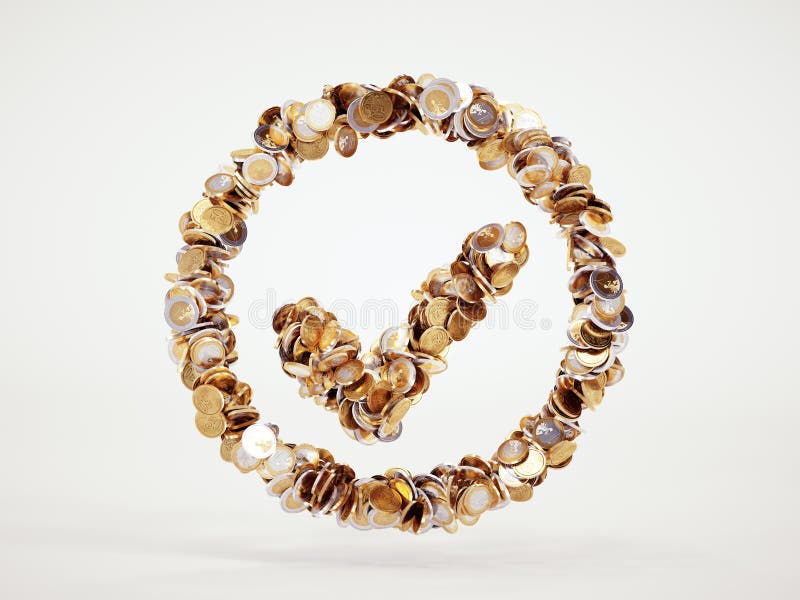 Money check mark sign stock image. Illustration of finance - 56932079