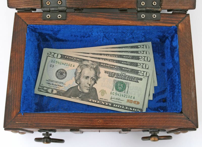 Money chest stock image. Image of money, lock, loot, currency - 1178657