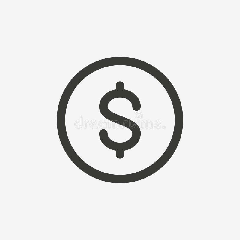 Money coin icon stock illustration. Illustration of marketing - 75326596