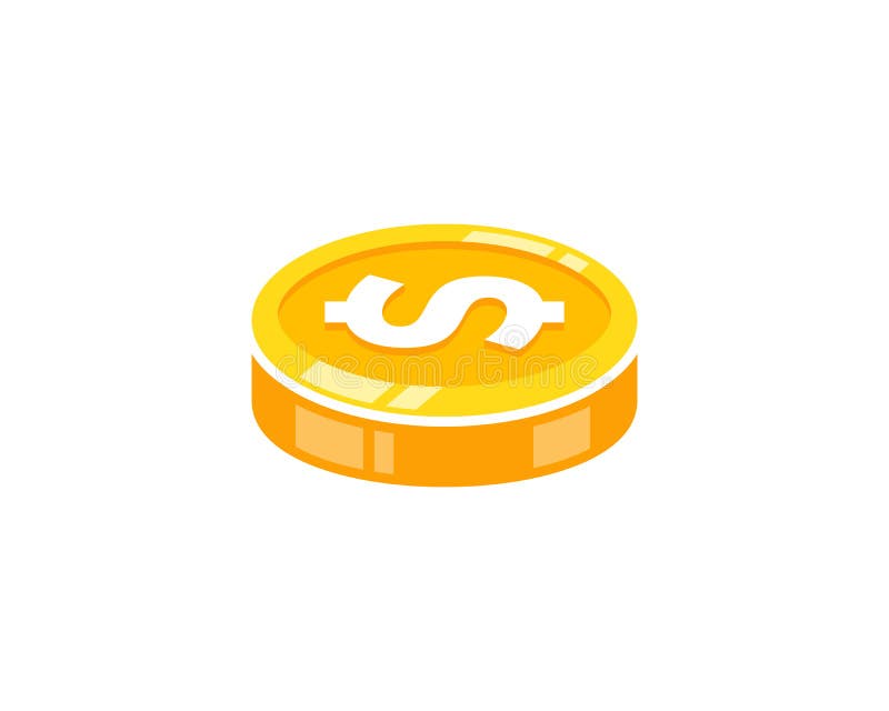 Money Coin Logo Icon Design Stock Vector - Illustration of professional ...