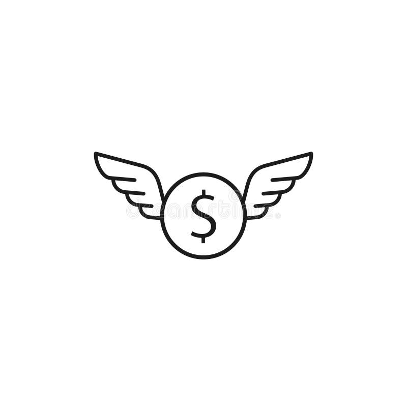 Money Wings Logo Icon Vector Illustration Stock Vector - Illustration ... Money Wings Logo Icon Vector Illustration Stock Vector - Illustration ...
