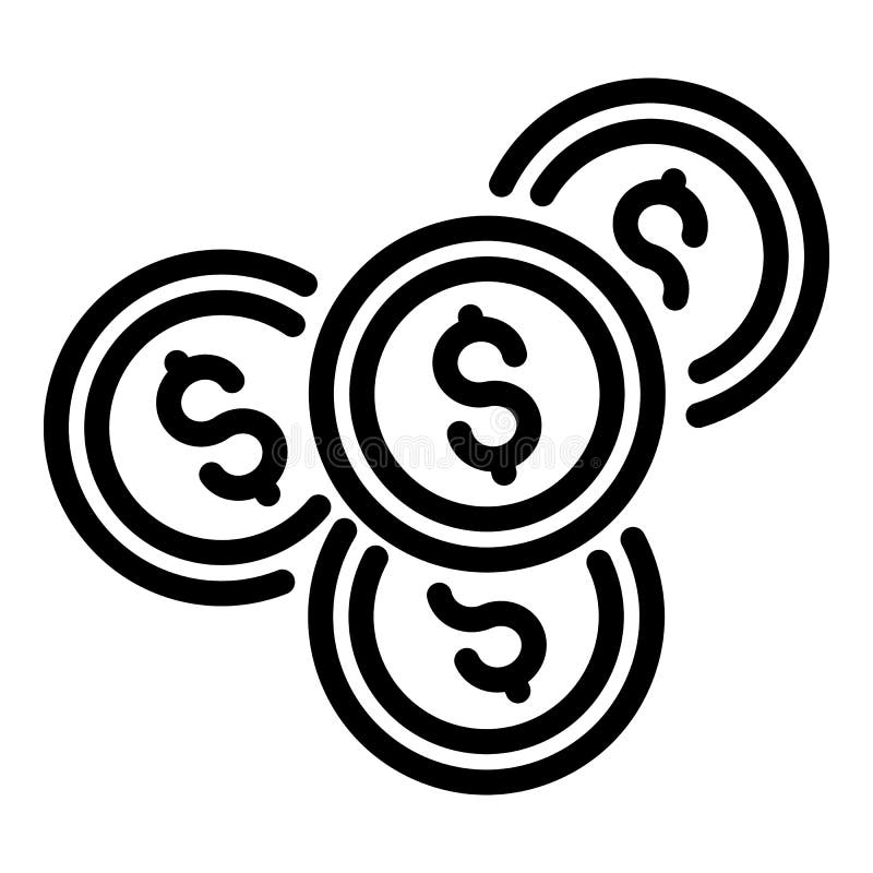 Money Coins Icon Stock Illustrations – 50,175 Money Coins Icon Stock ...