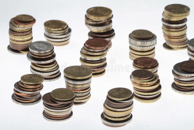 USA Coins Pile Background stock photo. Image of dime - 30005066